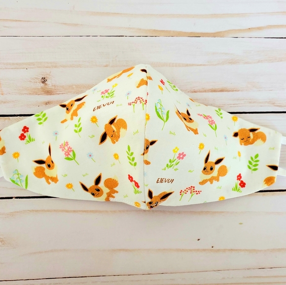 k-beautysoapandgift | Other | Eevee Face Mask Pokemon With Pocket Kids ...